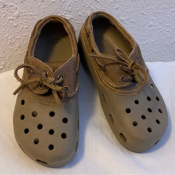 CROCS | Shoes | Mens Crocs Islander Boat Shoe Clogs | Poshmark